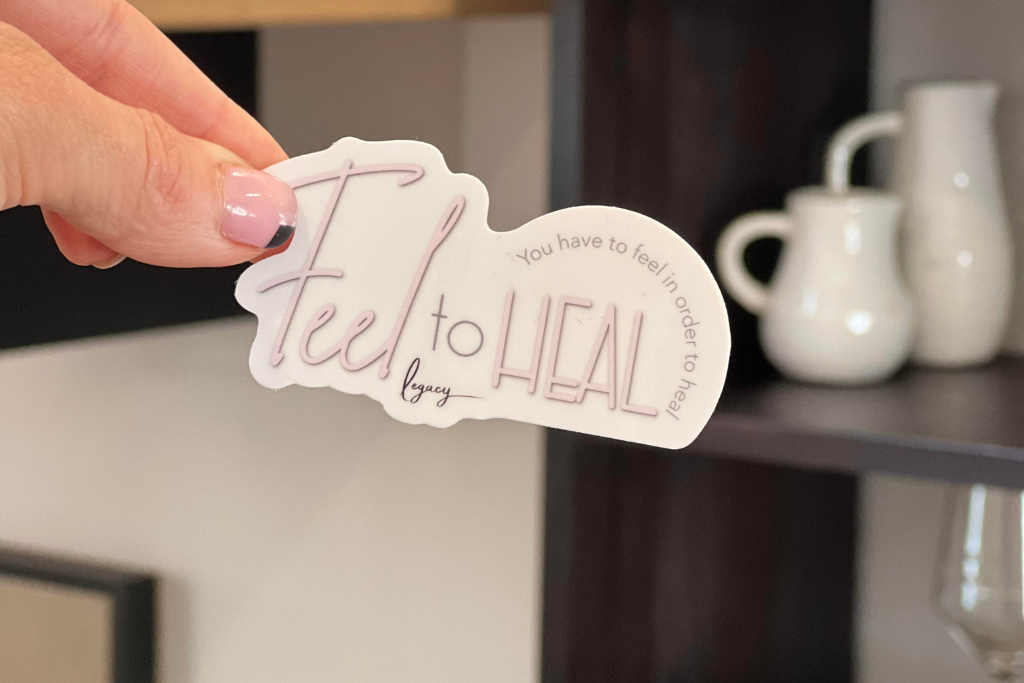 Feel to Heal Sticker – Legacy By Kim